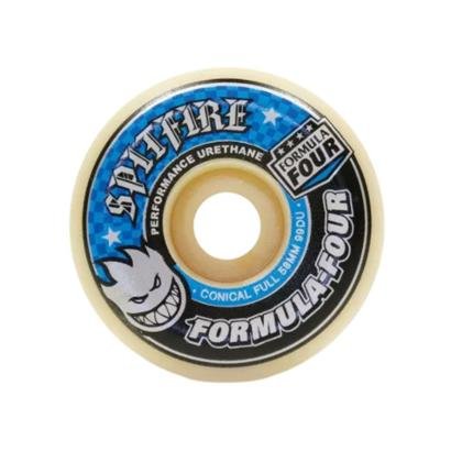 Roda Spitfire Formula Four 99DU Concl Full 58mm - Azul | Netshoes