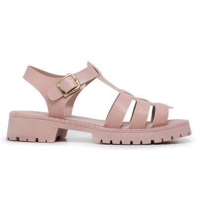 Sandália Chapadeiros Em Couro Sola Tratorada Micro Expandido Feminina ...