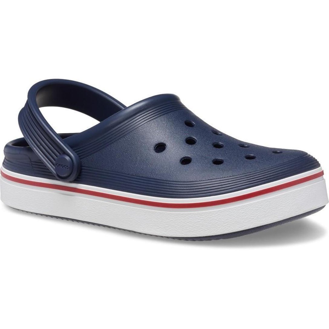Sandália crocband off court clog toddler navy/pepper - Azul | Netshoes