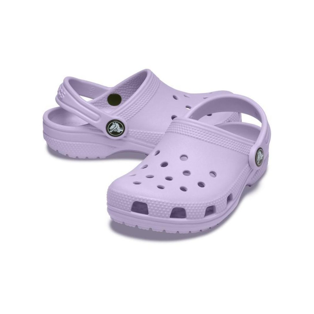 Sandália crocs classic clog kids navy lavender - Lilás | Netshoes