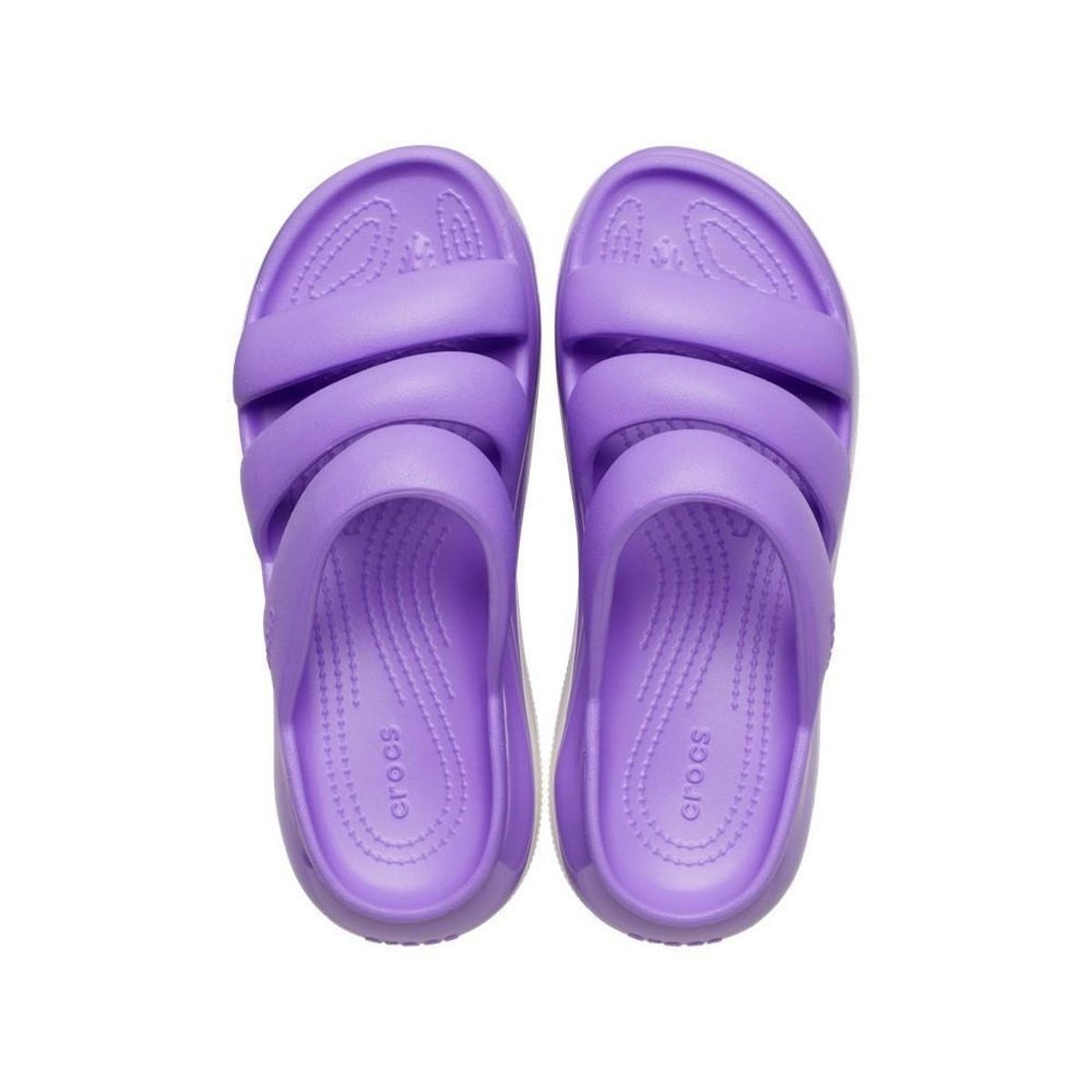 Sandália crocs classic mega crush triple strap galaxy - Lilás | Netshoes