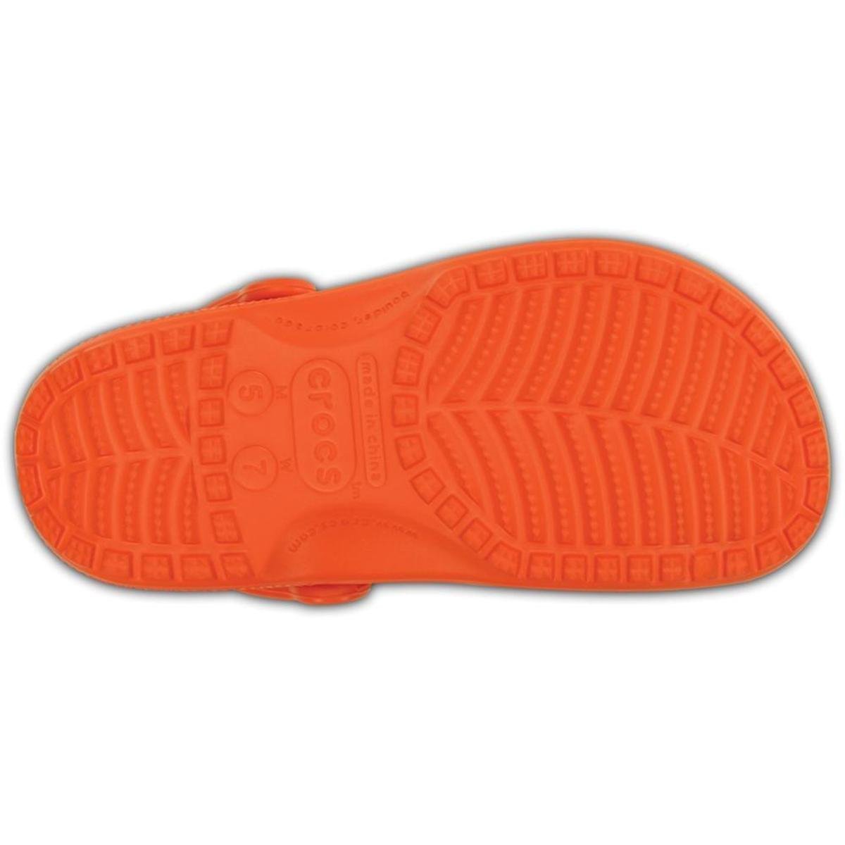 Sandália crocs classic tangerine - Laranja | Netshoes