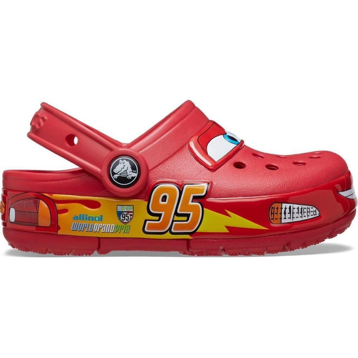 Sandália crocs crocband cars lightning red - Vermelho | Netshoes