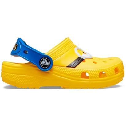 Sandália Crocs Infantil Fun Lab Minions Clog Unissex - Amarelo | Netshoes