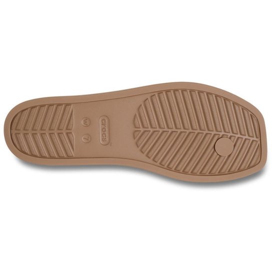 Sandália Crocs Miami Flip Milk Chocolate - Marrom | Netshoes
