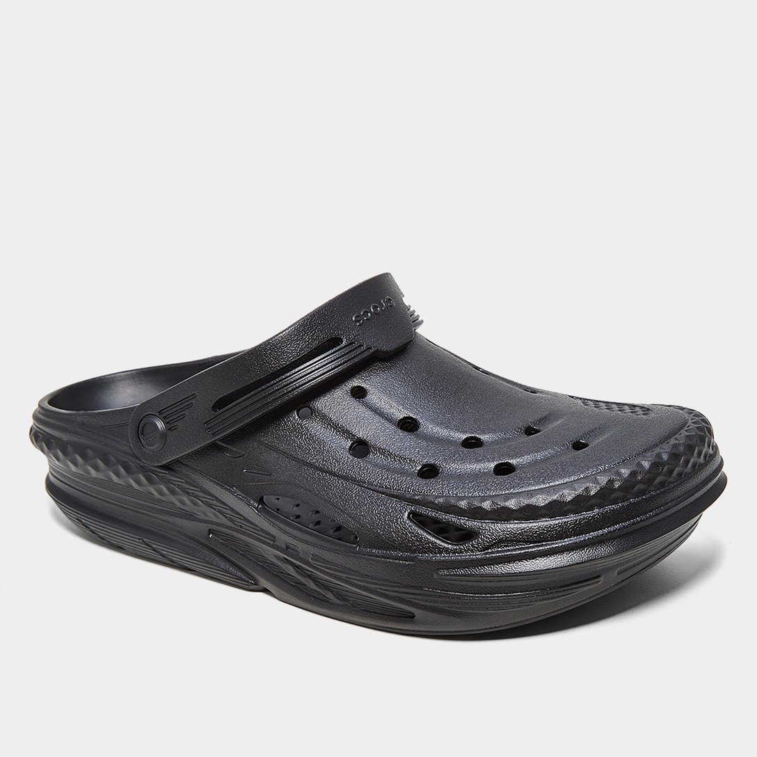 Sandália Crocs Off Grid Clog Masculina - Preto | Netshoes