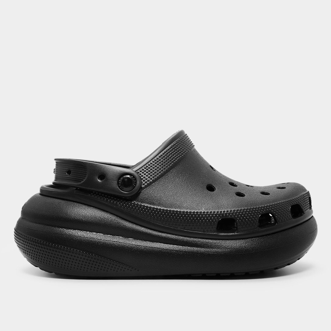 Sandália Crocs Plataforma Crush Clog Unissex - Preto | Netshoes
