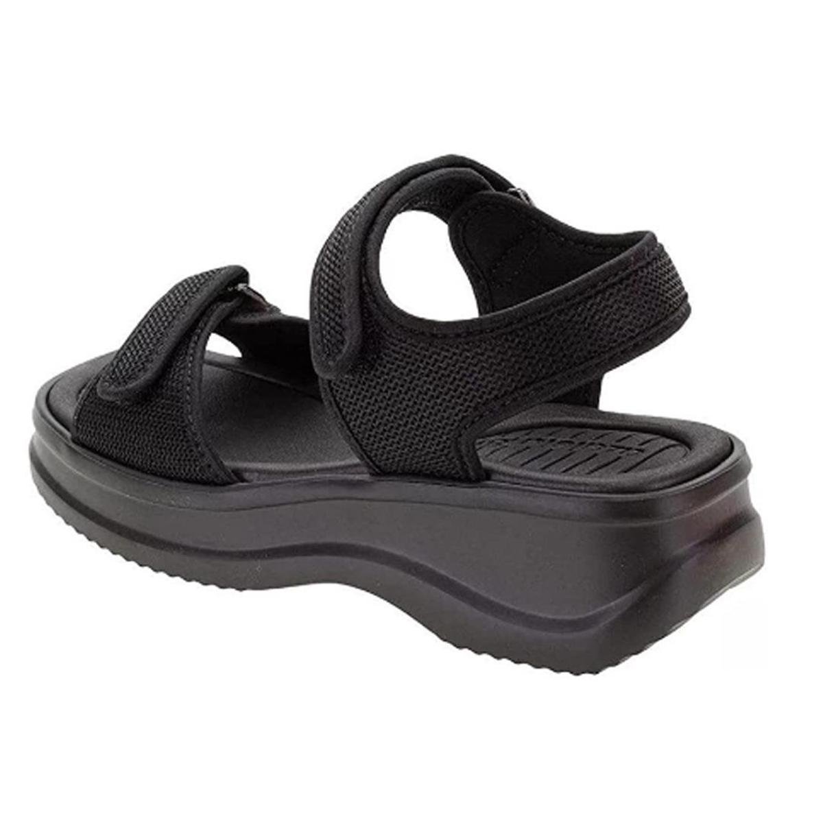 Sandália Feminina Azaleia Ortopédica Original 18451 Preto 35 - Preto ...