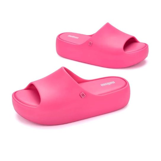 Sandália Feminina Free Platform Slide Melissa - Rosa | Netshoes