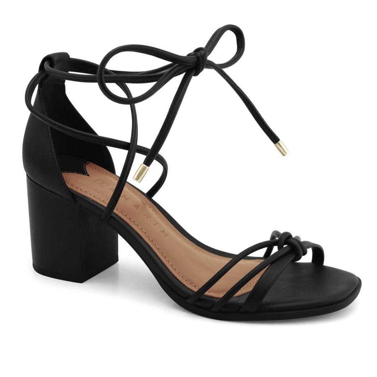 Sandália feminina Ramarim 2231206 - Preto | Netshoes