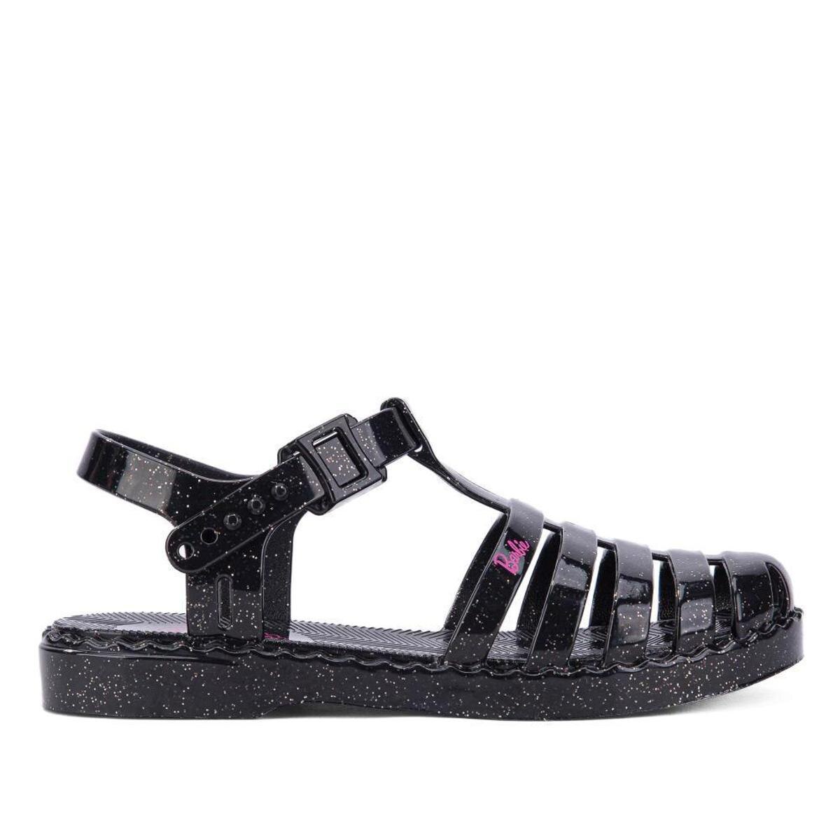 Sandália Infantil Grendene Kids Preto/Gliter - Preto | Netshoes