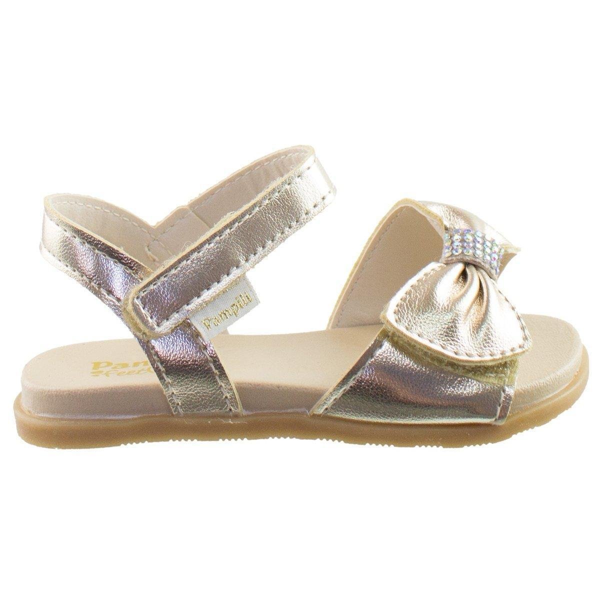 Sandália Infantil Pampili Fly Mini 639.016 - Dourado | Netshoes