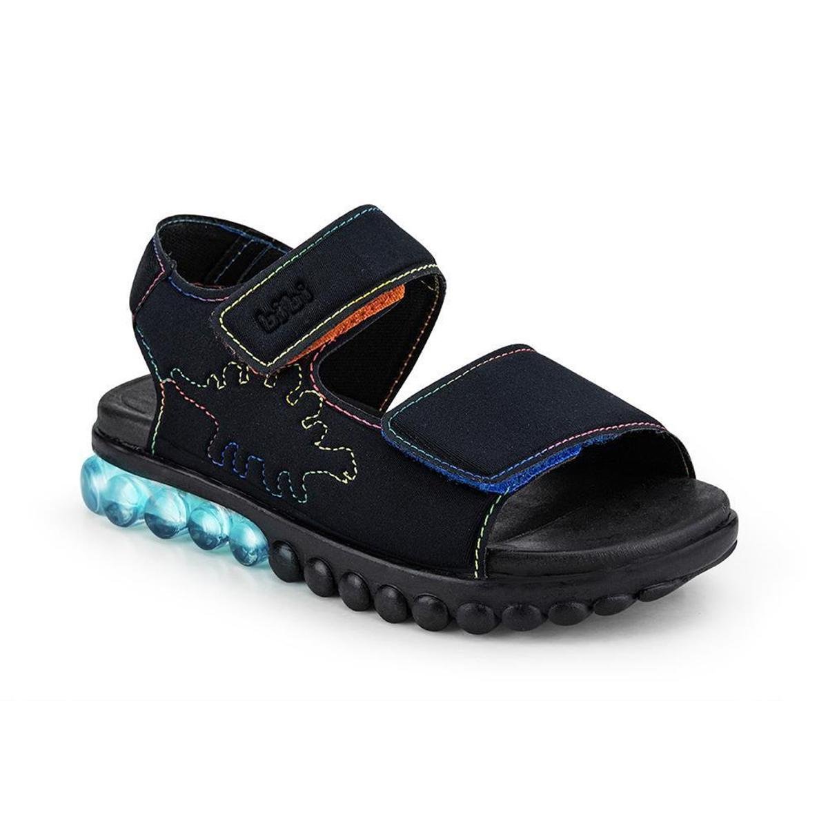Sandália Luz Infantil Bibi Preta Summer Roller 1193036 - Preto | Netshoes