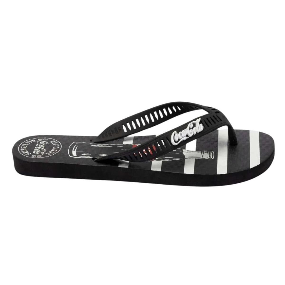 Sandália Masculina Coca-Cola Cc4437 Delicious Preto - Preto | Netshoes