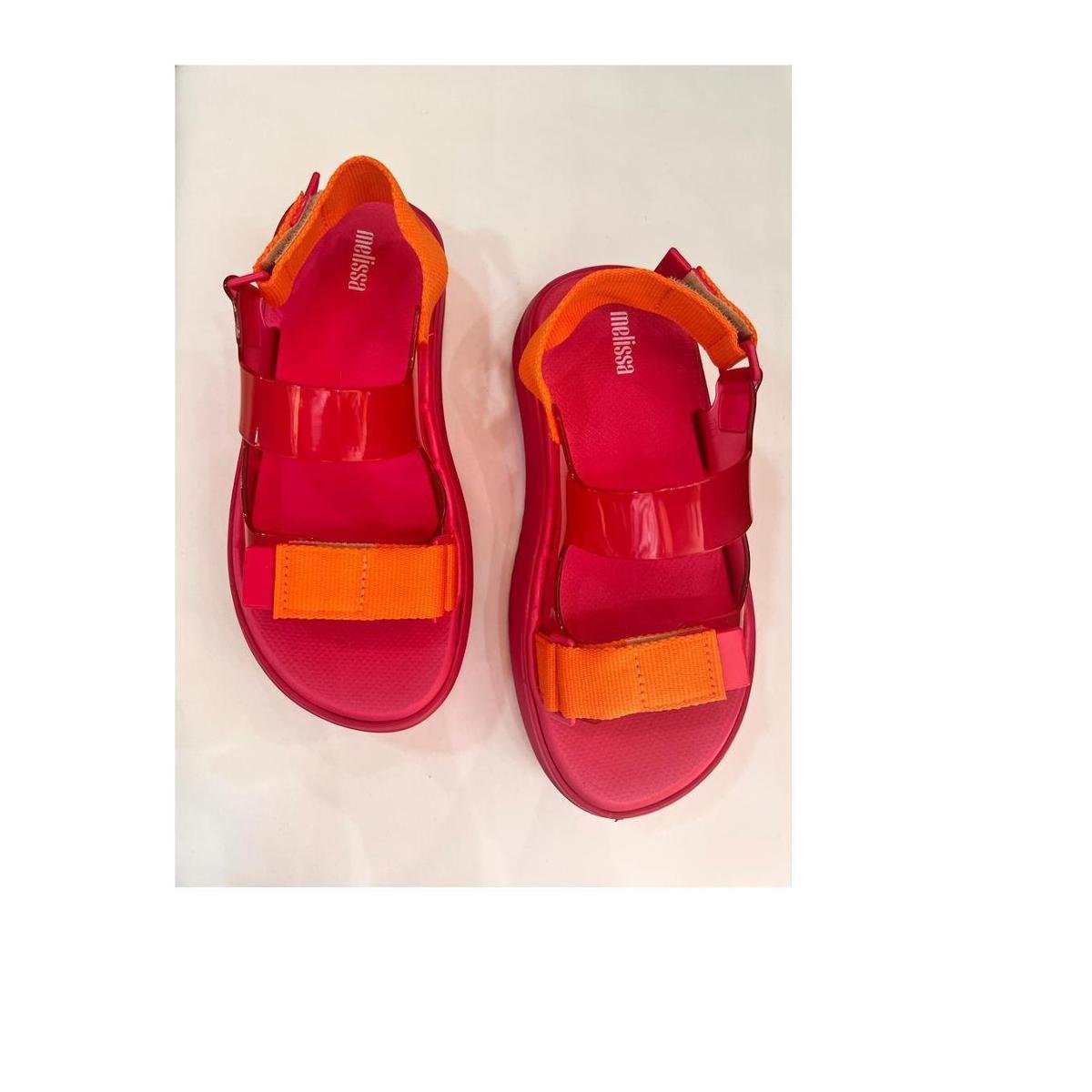 Sandalia Melissa Brave Papete Platform - Rosa | Netshoes
