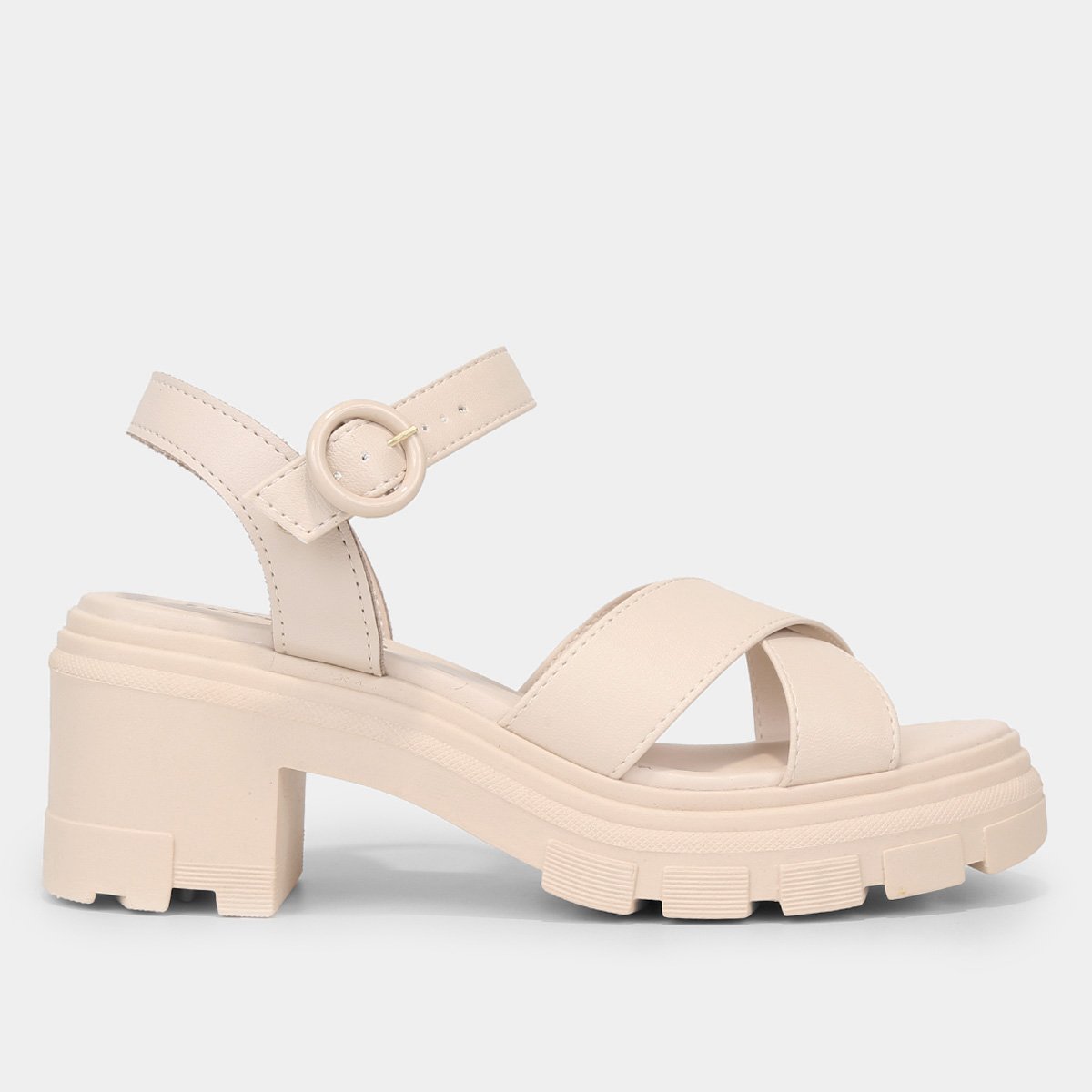 Sandália Moleca Tratorada Tira Cruzada Feminina - Roxo | Netshoes