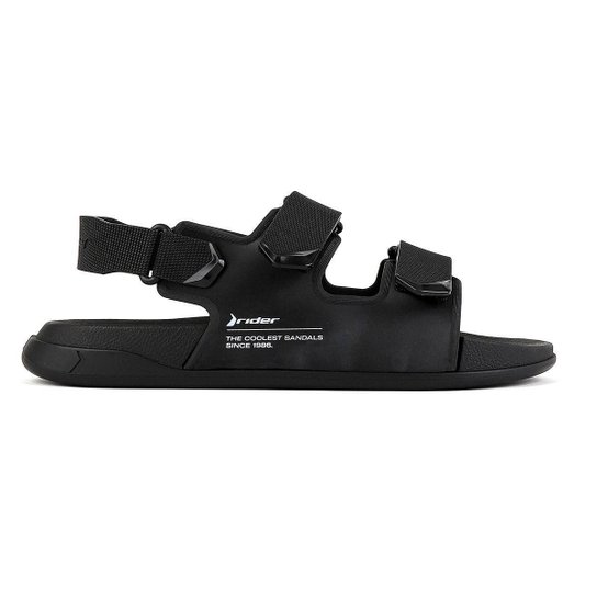 Sandália Papete Masculina Rider 2traps 11994 - Preto | Netshoes