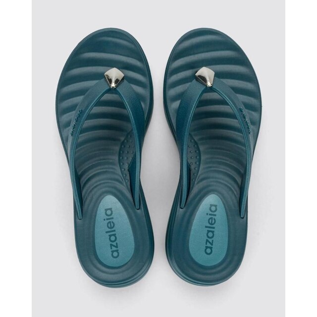 Sandália Plataforma Azaleia Luisa - Azul | Netshoes