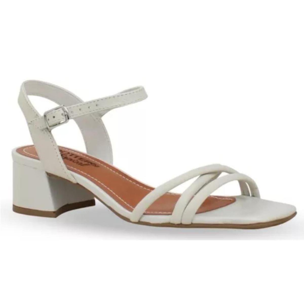 SANDÁLIA SALTO BOTTERO TROPICAL REF:343002 FEMININO - Gelo | Netshoes