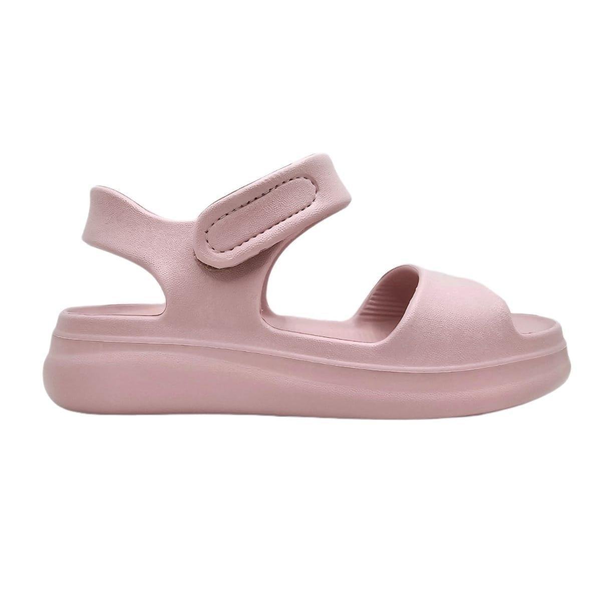 Sandália Usaflex Poofy Plataforma Super Leve Conforto Estilo - Rosa ...