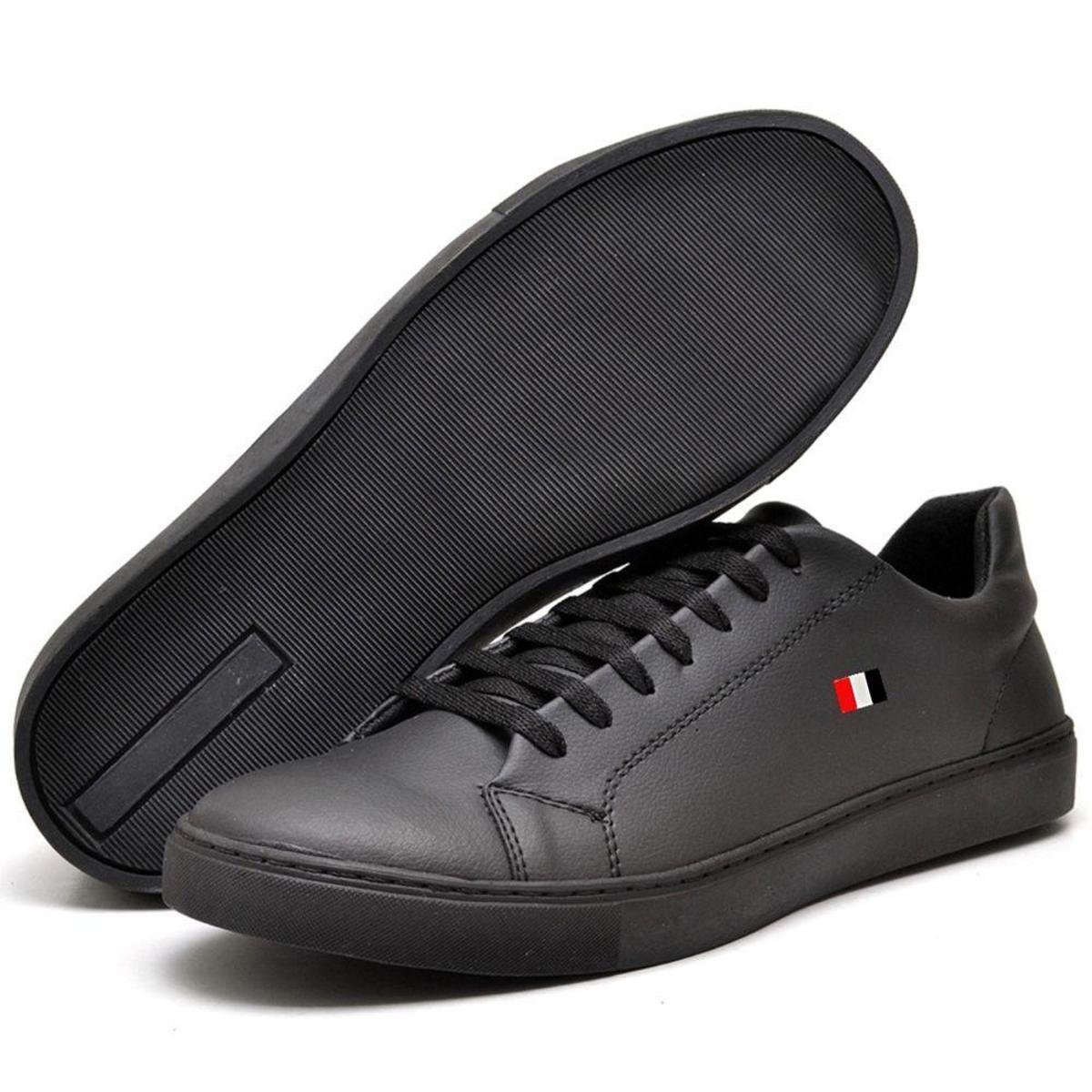 Sapatênis Casual Masculino Linha Esporte Fino - Preto | Netshoes