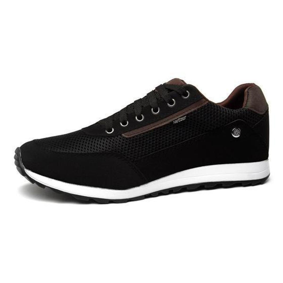 Sapatenis Casual Tenis Masculino Moderno Jogger - Preto | Netshoes