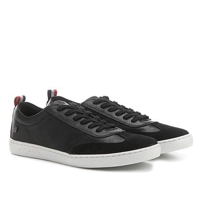 Sapatênis Couro Cavalera Tom Masculino - Preto | Netshoes
