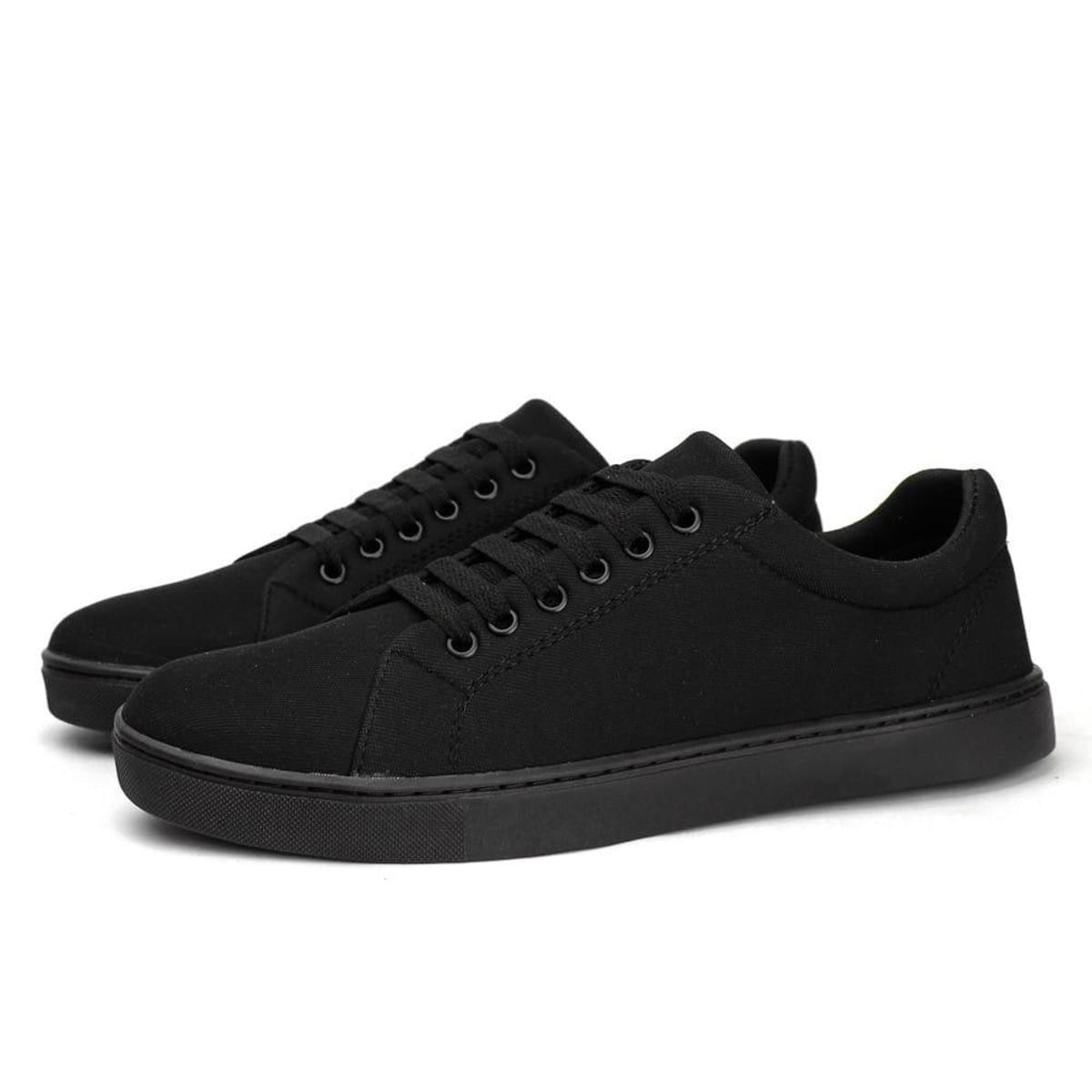 Sapatênis Masculino Casual para o Dia a Dia - Preto | Netshoes