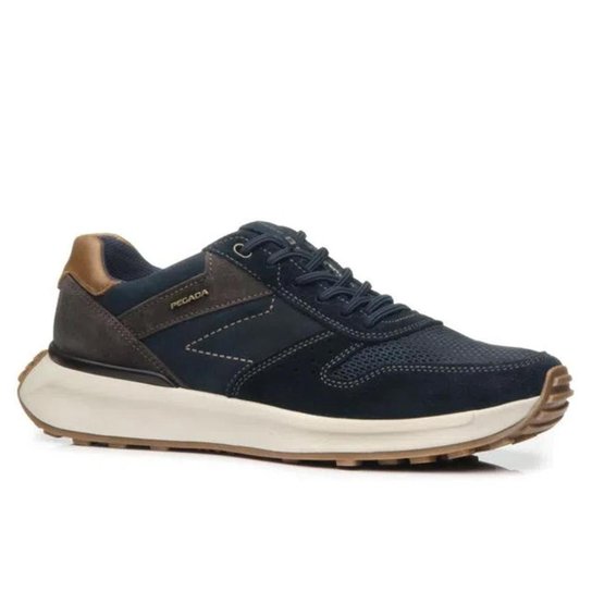 Sapatenis Masculino em Couro Pegada 110701 Preto 36 - Preto | Netshoes