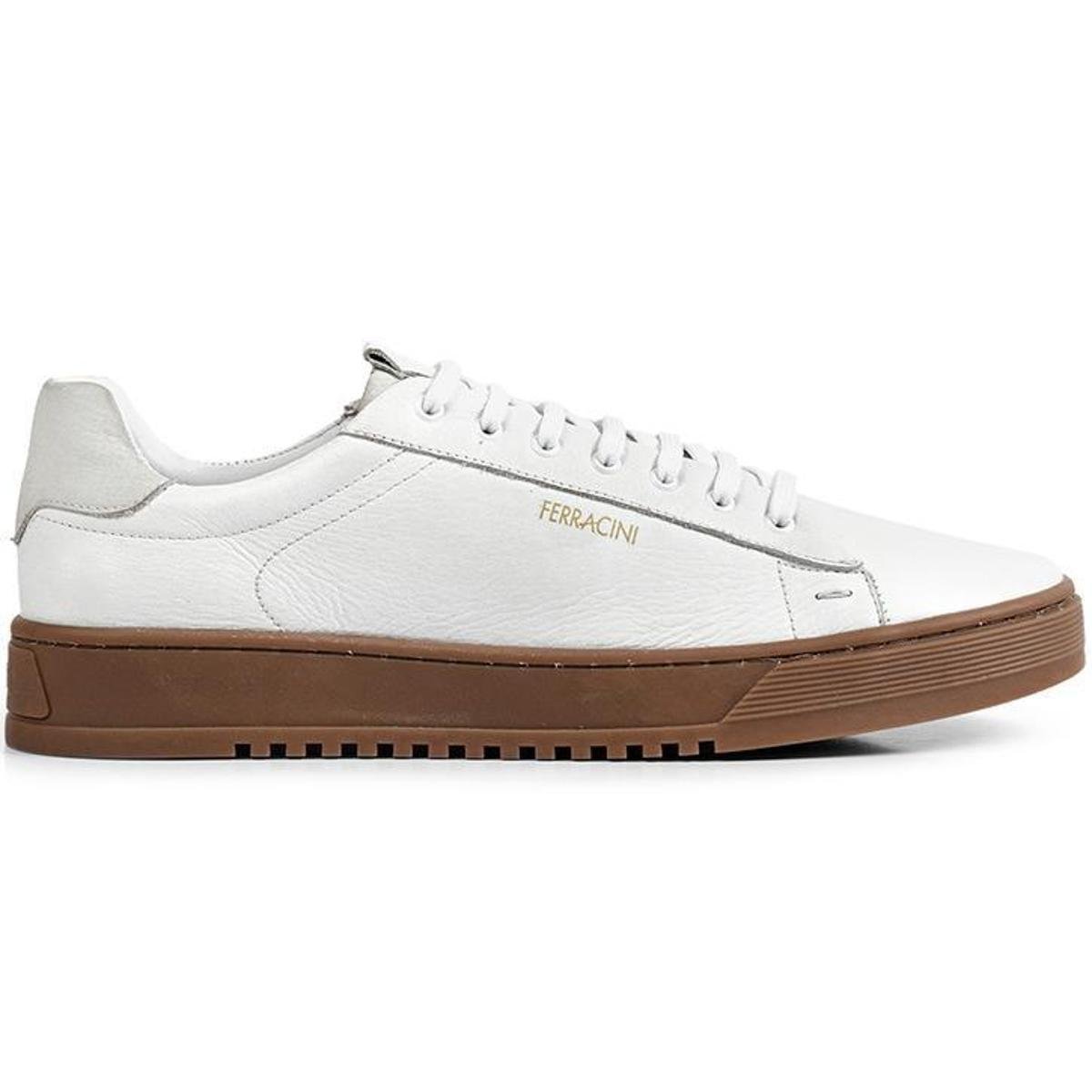 Sapatenis Masculino Ferracini City Couro - Branco | Netshoes