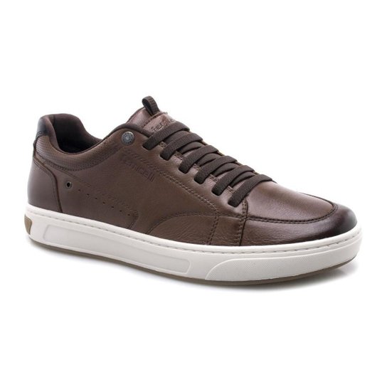 Sapatênis Masculino Ferricelli Hornet HRT61000 - Marrom-Claro | Netshoes