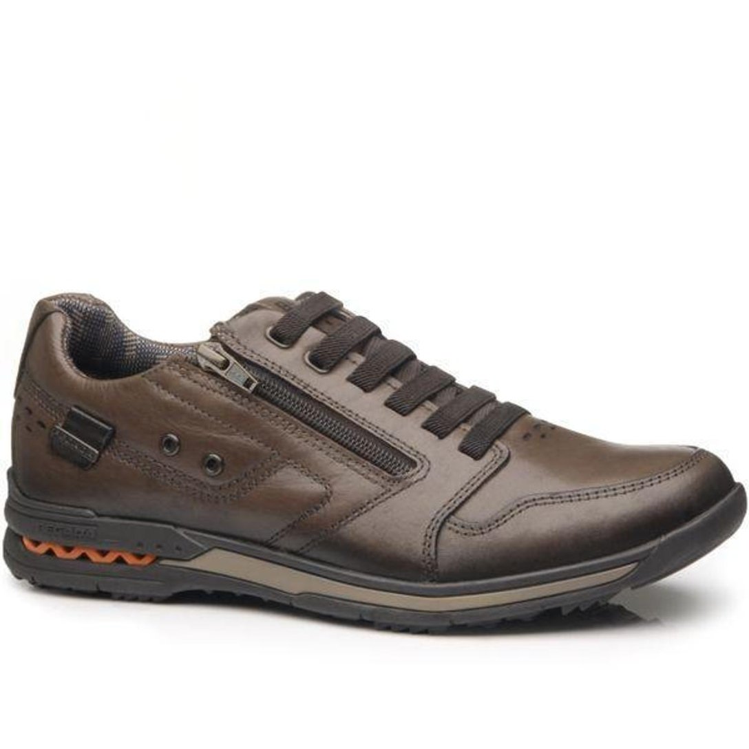 Sapatênis Masculino Pegada 114858 confortável Amortech - Marrom | Netshoes