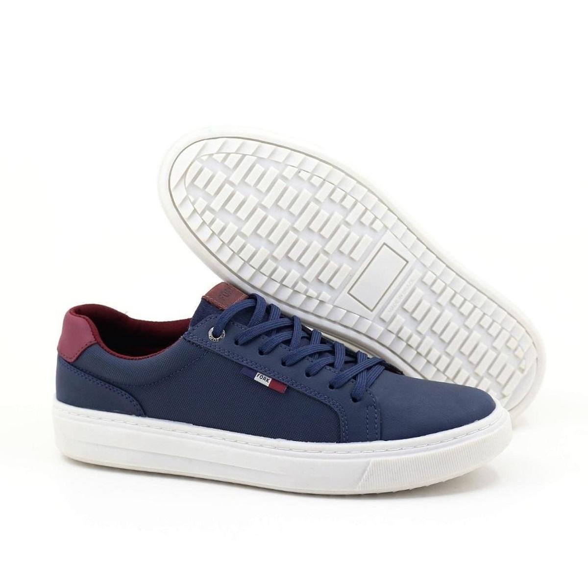 Sapatênis Masculino Studio Fork Casual Com Cadarço - Azul | Netshoes