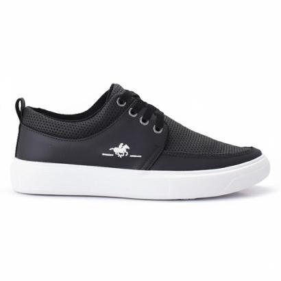 Sapatenis Ralph Conforte Em Couro Sintetico Casual - Preto | Netshoes