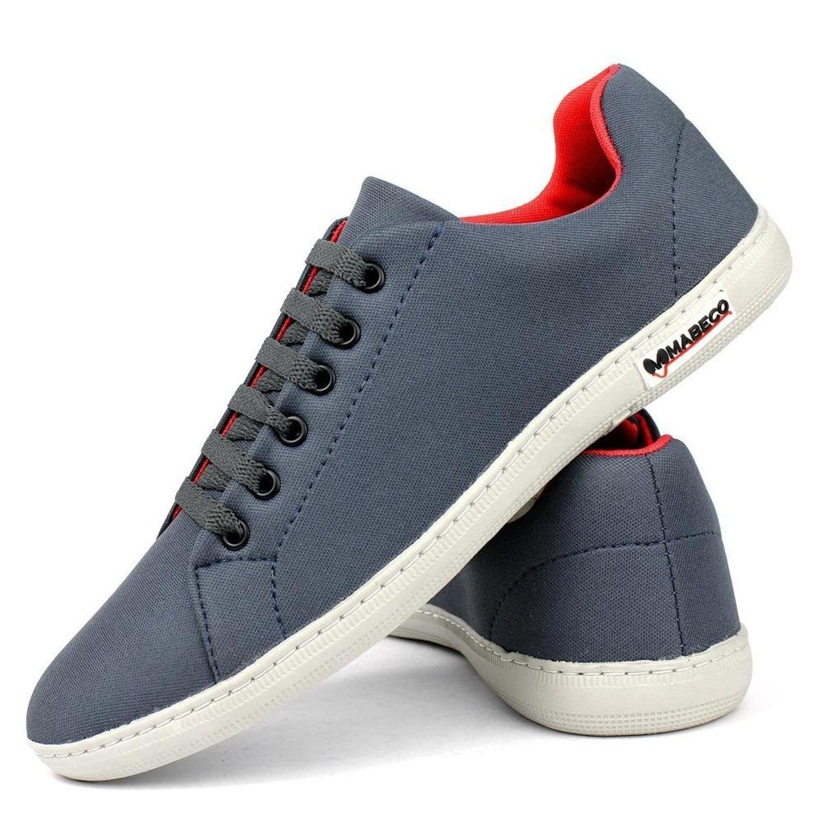 Sapatênis Tênis Masculino Esporte Fino Original Lançamento - Chumbo ...