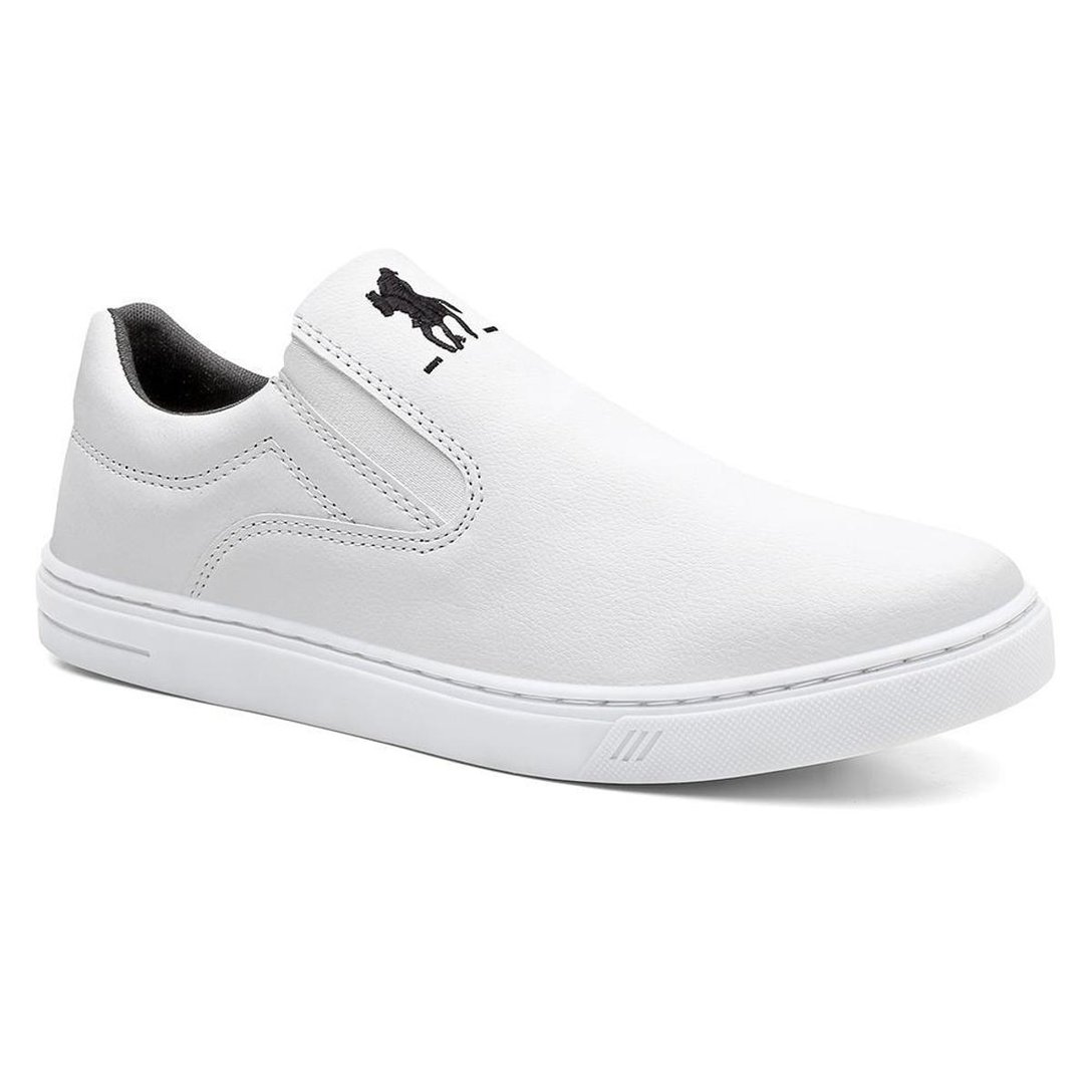 Sapatenis Tenis Polo Masculino Original Varias Cores - Branco | Netshoes