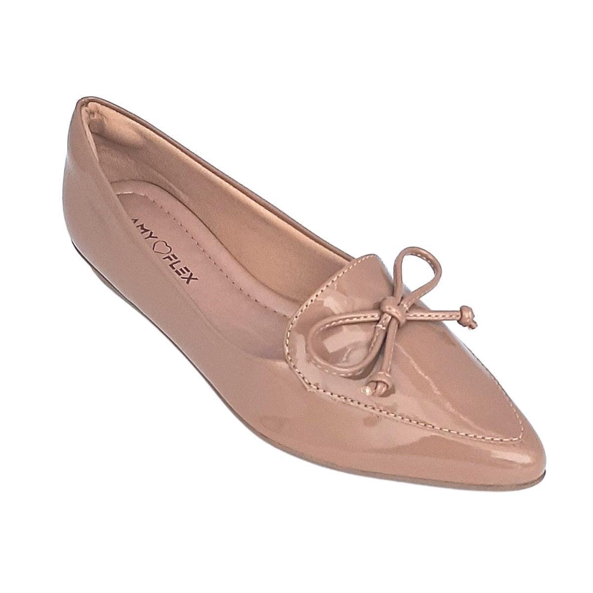 Sapatilha Amy Flex Feminina 351 - Nude | Netshoes