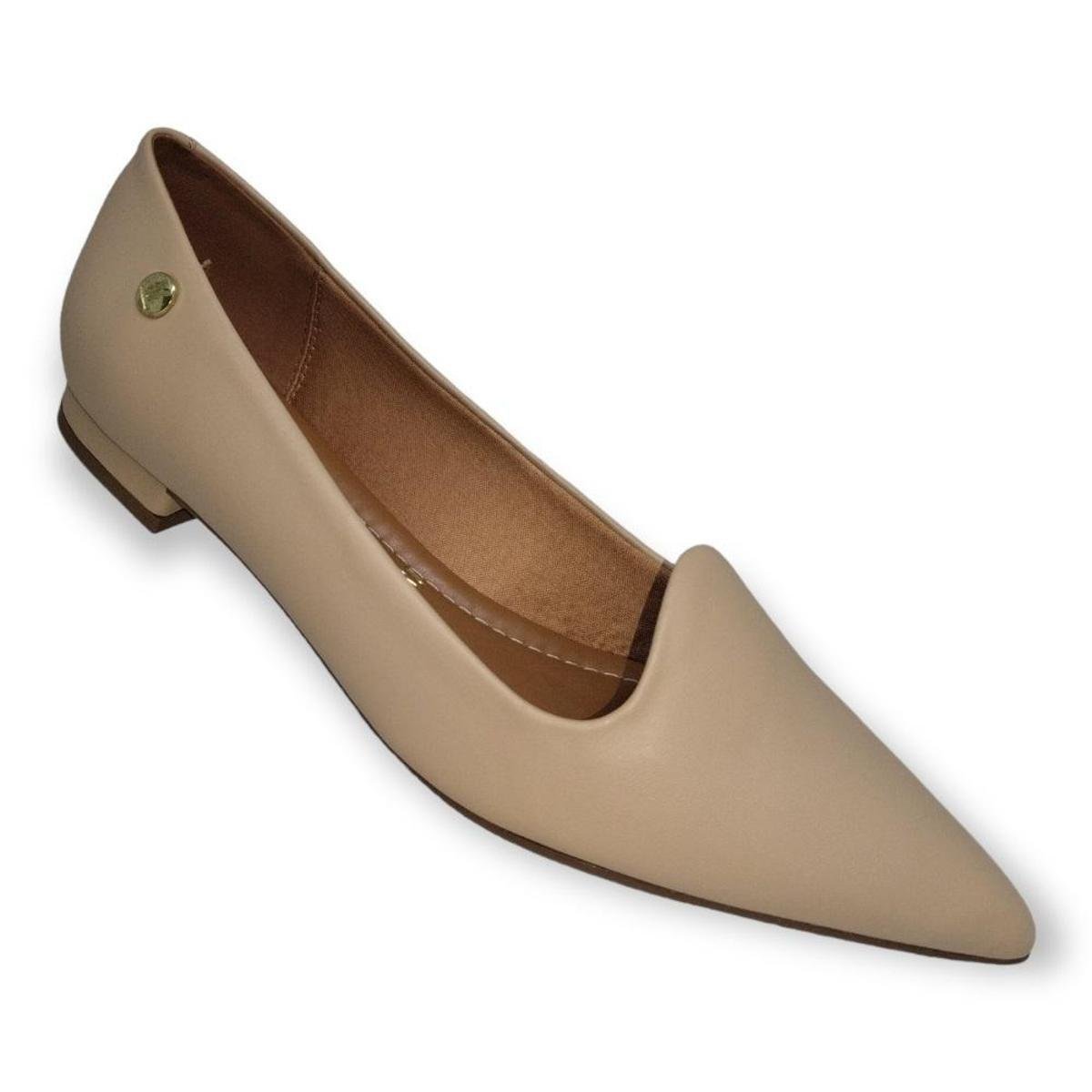Sapatilha Bico Fino Vizzano 1206.261 Feminina - Bege - Bege | Netshoes