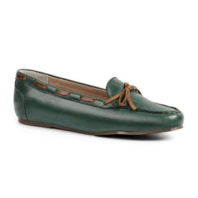 Sapatilha Mocassim Feminino Sandro Moscoloni Couro Lia Green - Verde ...