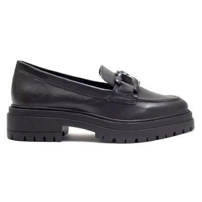 SAPATO BOTTERO LOAFER TRATORADO COURO 342205 - PRETO - Preto | Netshoes