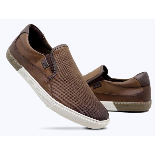 Sapato Casual Masculino Ferricelli Sentra - Avela - Avelã | Netshoes