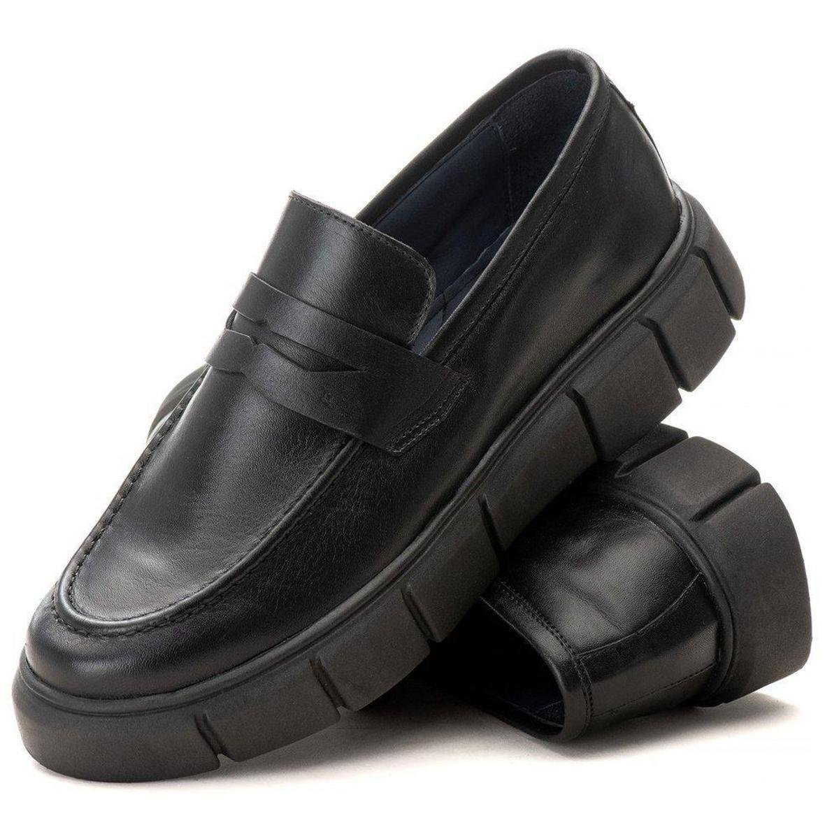 Sapato Casual Masculino Slip Tratorado Bangkok - Preto | Netshoes