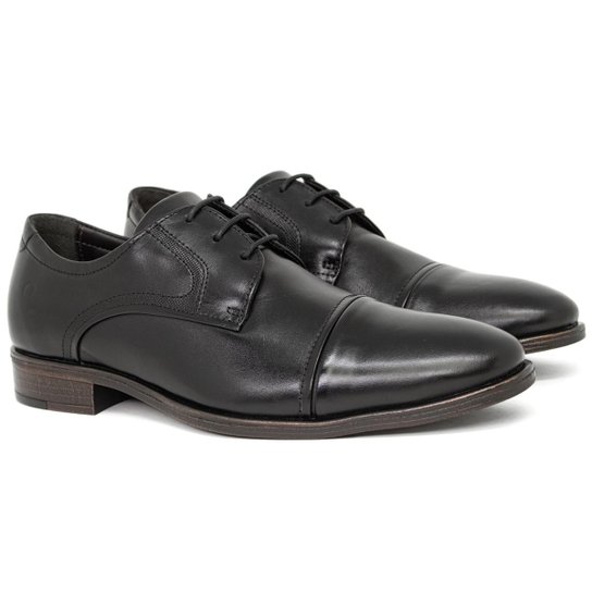 Sapato Democrata Madison Smart Social Comfort Couro Liso Derby ...