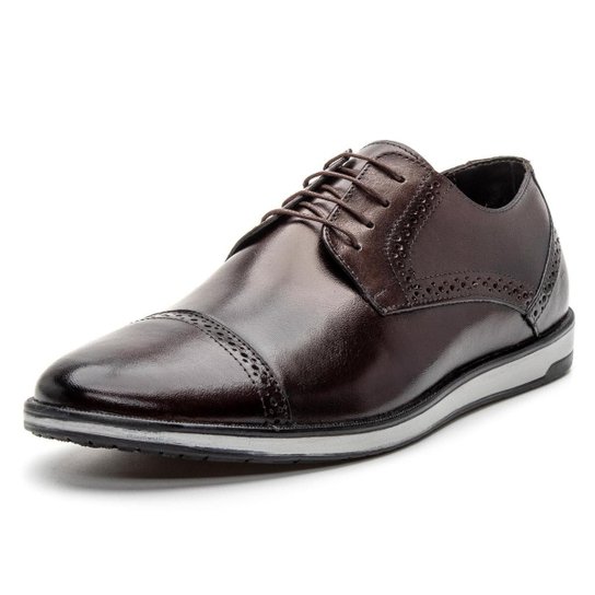 Sapato Masculino Esporte Fino Alta Qualidade Couro Legítimo Casual ...