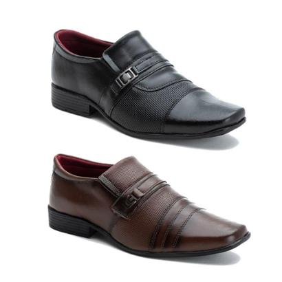 Sapato social Masculino De amarra + Sapato social Masculino Moderno ...