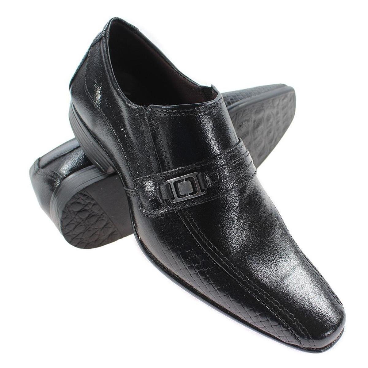 Sapato Social Masculino Parthenon 5001 - Preto | Netshoes