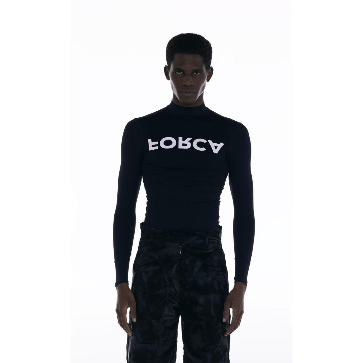 Segunda Pele Forca Studio Logo Básica Masculina - Preto | Netshoes