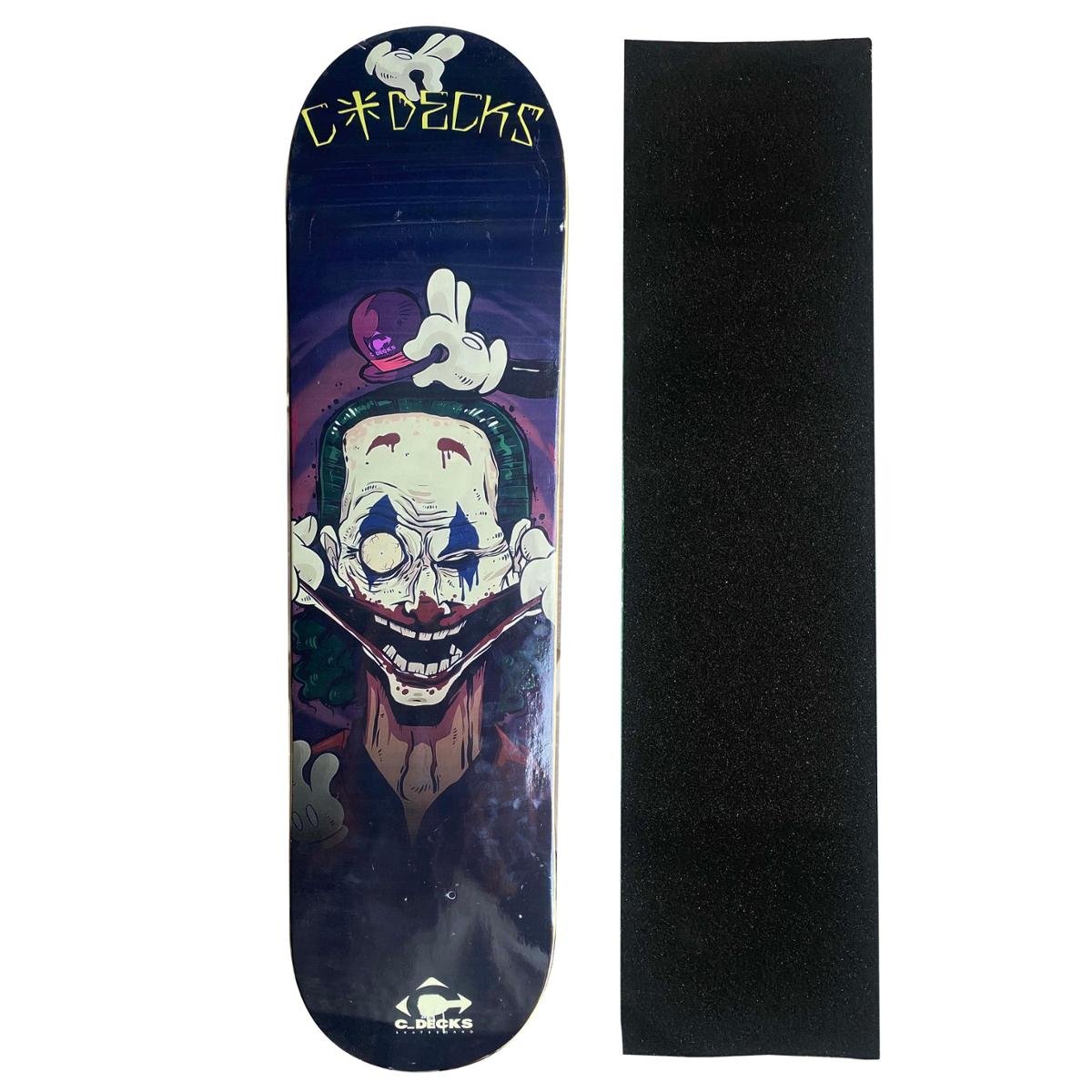 Shape C_Decks Marfim Premium Silk Joker 8.5" + Lixa Nacional - Preto ...