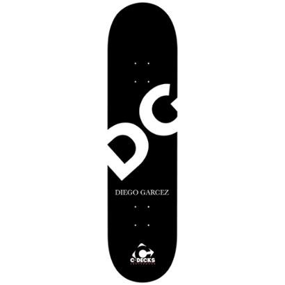 SHAPE PRO MODEL DIEGO GARCEZ C DECKS - BLACK 8.5" - Preto | Netshoes