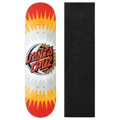 Shape Santa Cruz Powerlyte 8.25 Marfim Original Skate - Vermelho ...